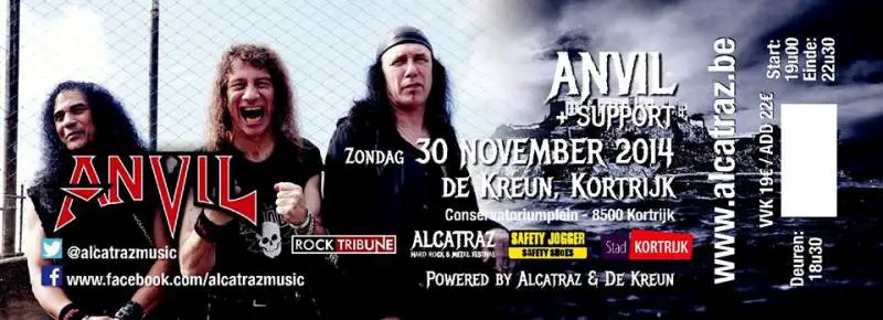 Anvil - discography, line-up, biography, interviews, photos