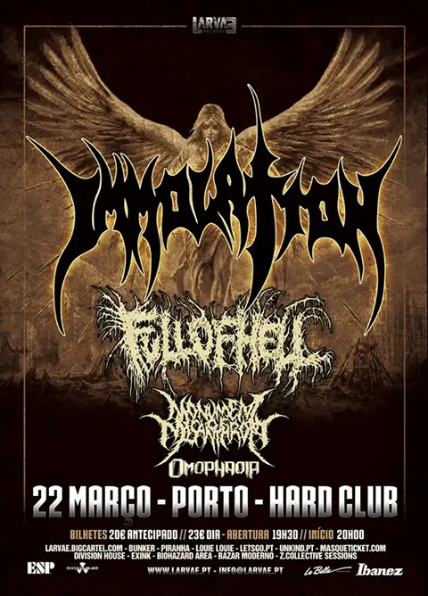 Immolation - discography, line-up, biography, interviews, photos