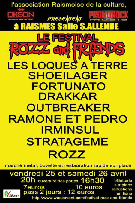 Rozz - discographie, line-up, biographie, interviews, photos
