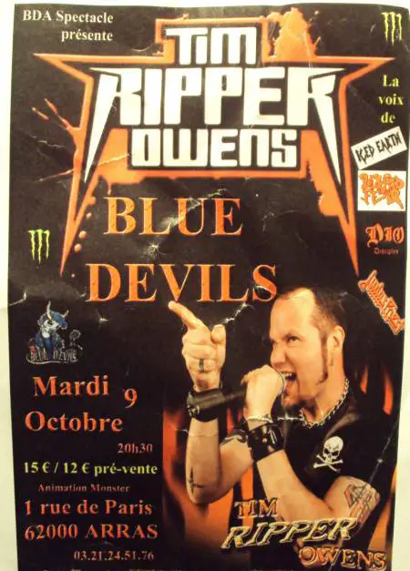 Tim Ripper Owens - discographie, line-up, biographie, interviews, photos