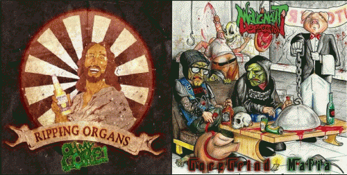 Ripping Organs Ripping Organs - Malignant Defecation (Split)- Spirit of ...