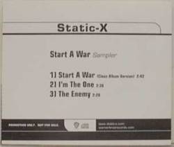 Static-X Start a War - Sampler (Single)- Spirit of Metal Webzine (en)